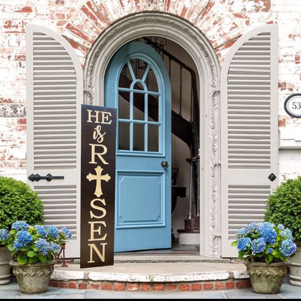 He is Risen Sign - Etsy