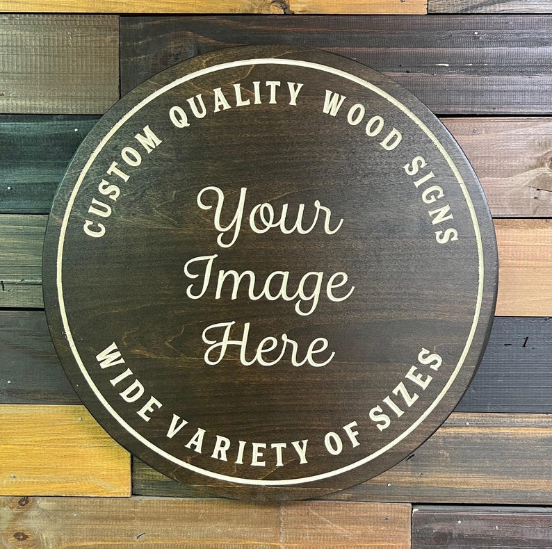 Custom Carved Logo Sign: Personalized Wood or PVC Commercial Signage - Etsy