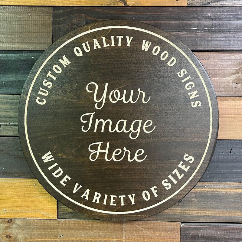 24 in Custom Logo Sign - Etsy