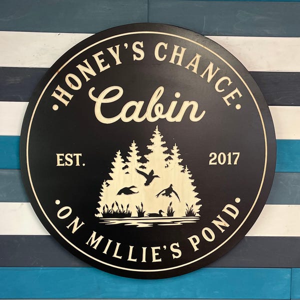 Cabin Signs - Etsy