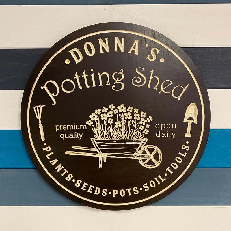 Potting Shed Sign - Etsy
