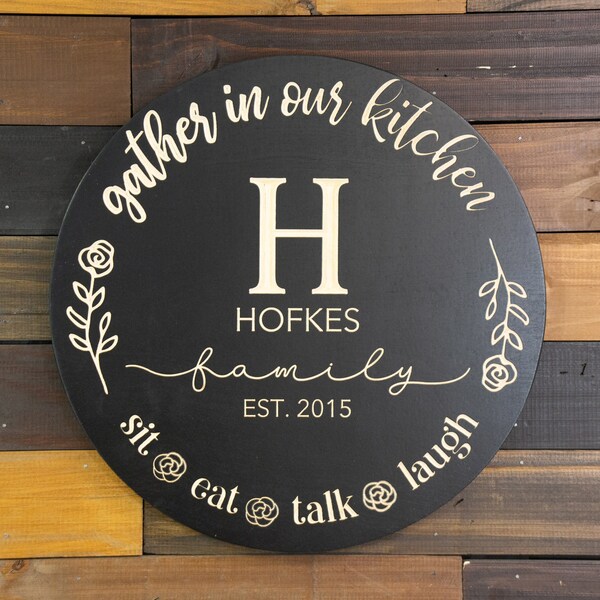 Custom Kitchen Sign - Etsy