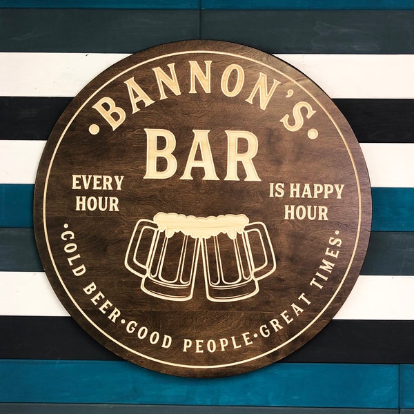 Bar Sign - Etsy