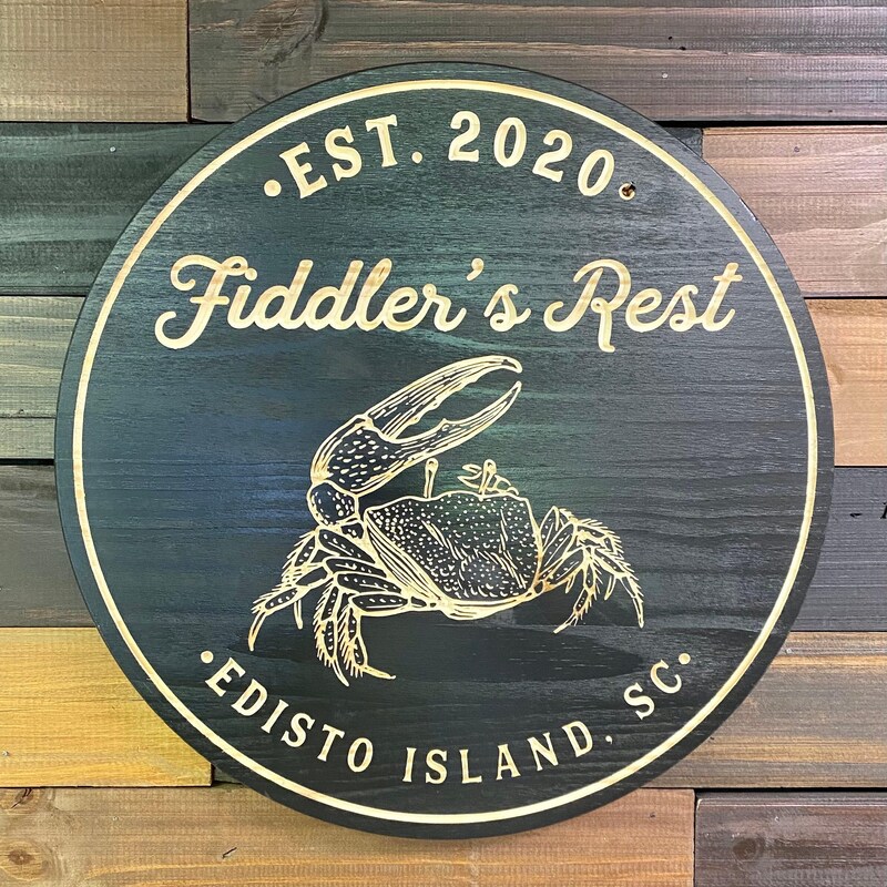 Crab Shack Sign - Etsy