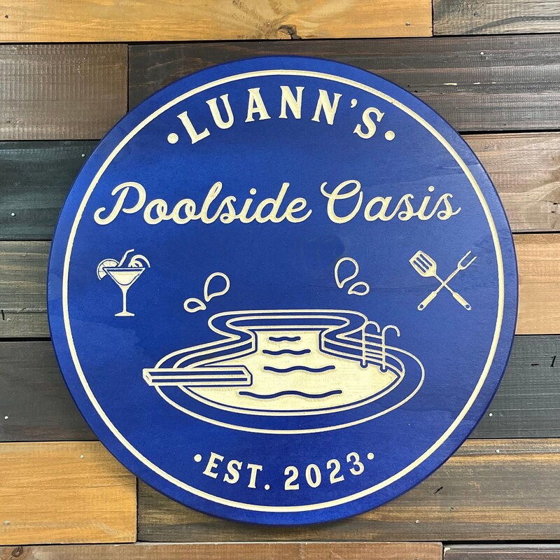 Swimming Pool Signs - Etsy
