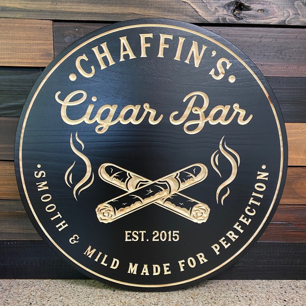Cigar Bar Sign - Etsy