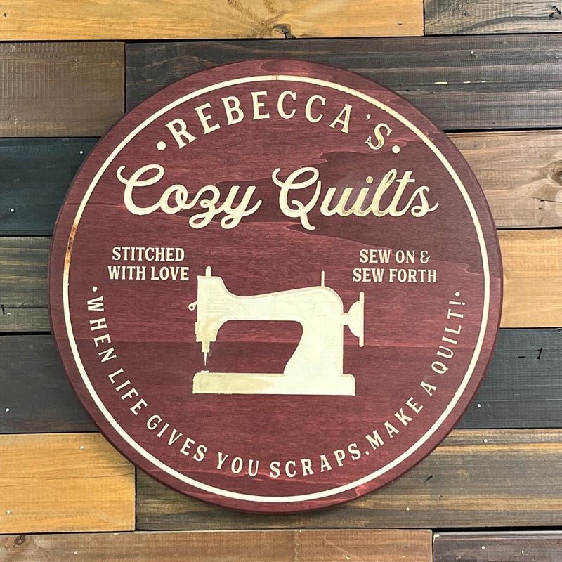 Quilt Room Sign - Etsy