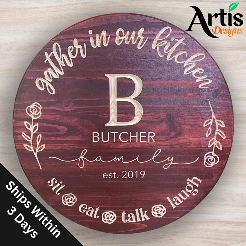 Custom Kitchen Sign - Etsy