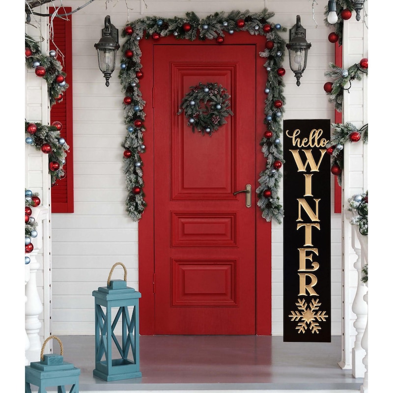 Winter Porch Sign - Etsy