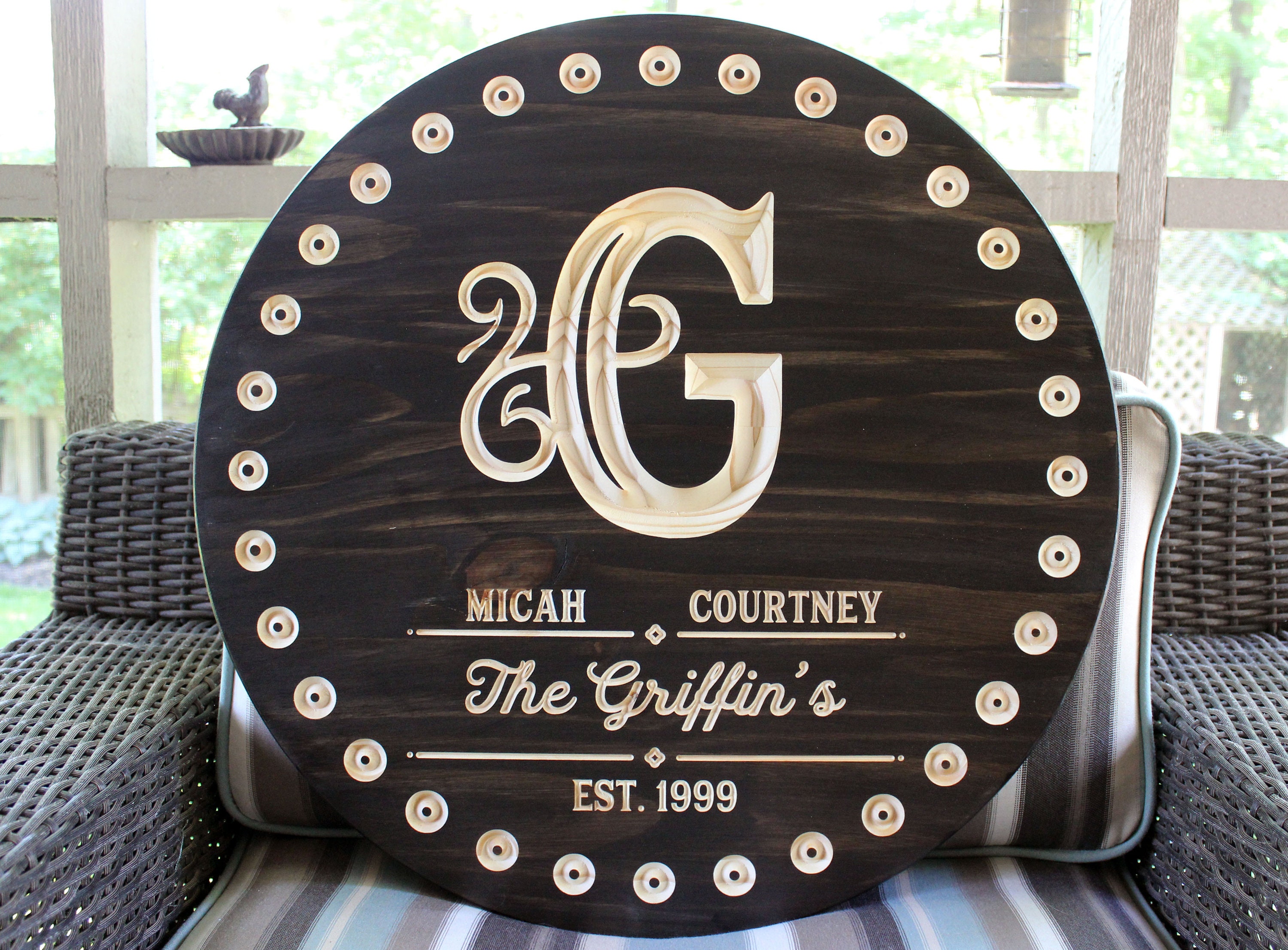 Personalized Name Sign Family Name Sign Wedding Gift | Etsy