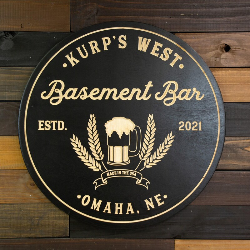 Custom Bar Sign - Etsy