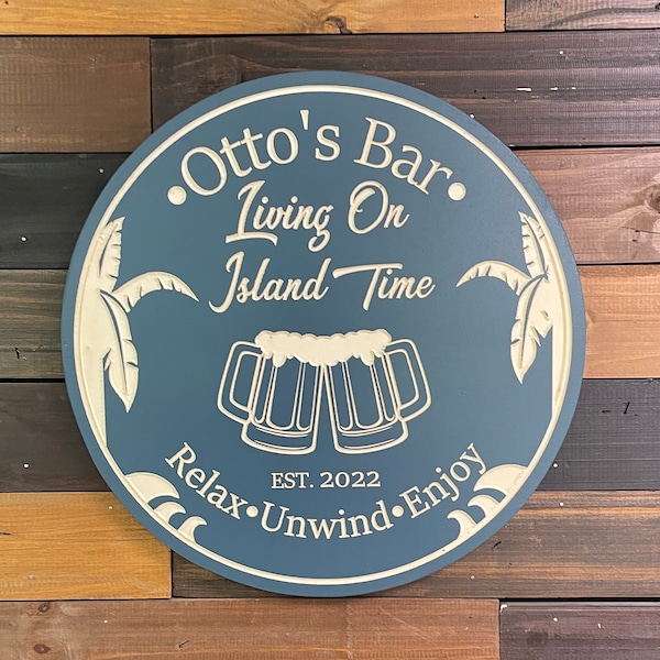 Personalized Bar Signs - Etsy