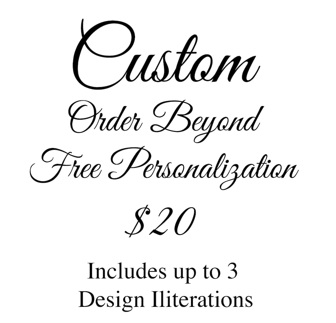 Custom Graphic Fee, Gift - Etsy