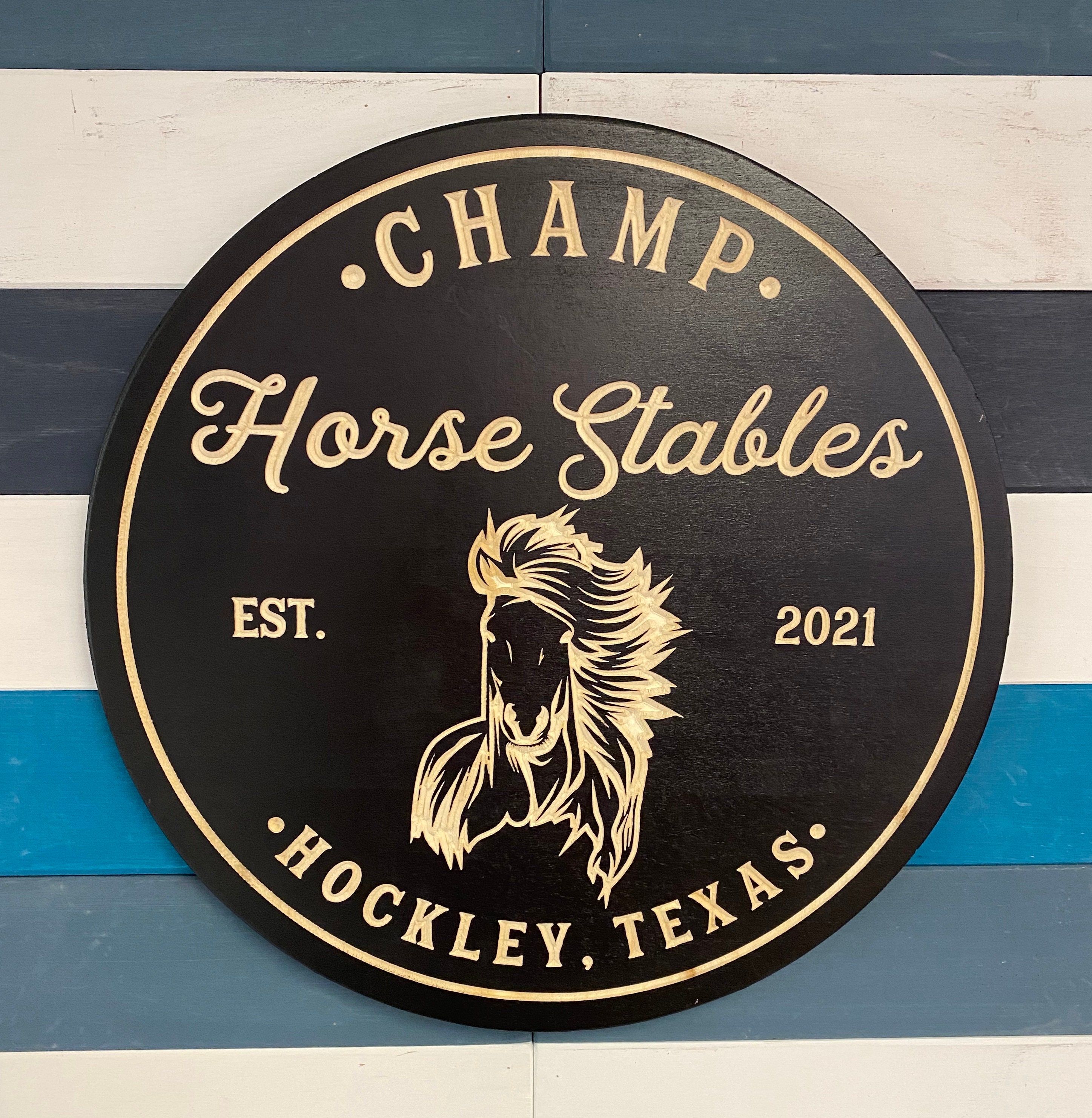 Personalized Horse Sign Equestrian Sign Ranch Signs Horse | Etsy