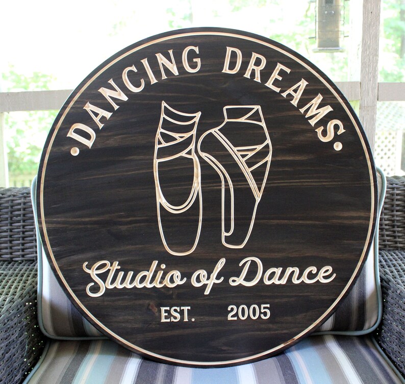 Personalized Ballet Sign Personalized Wood Sign Carved Sign - Etsy