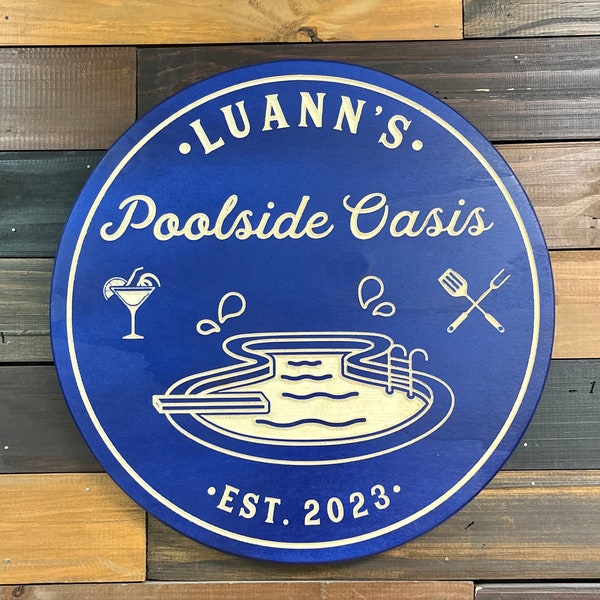 Swimming Pool Signs - Etsy