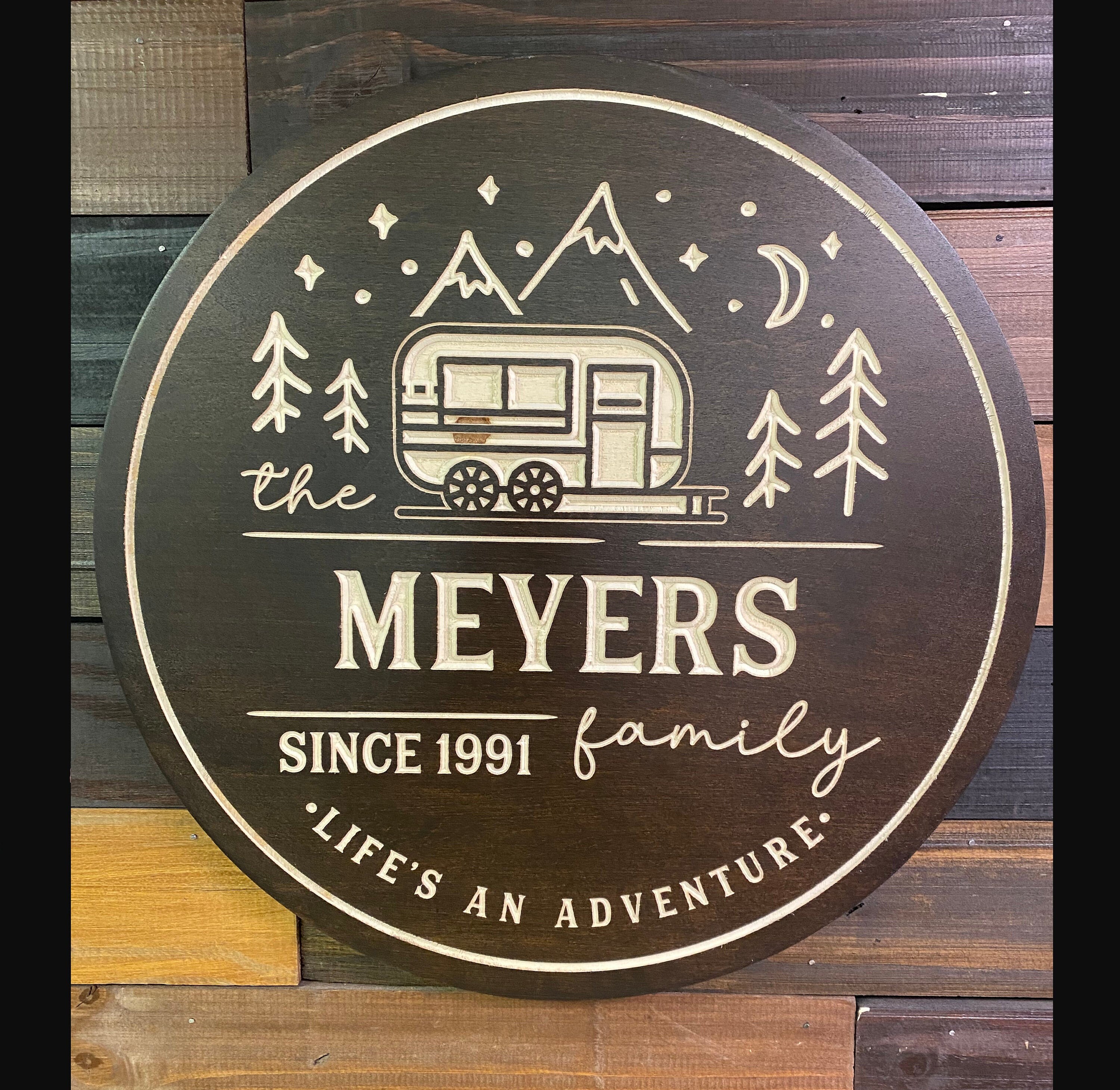 Camper Sign Personalized Camper Sign Camper Decor Custom - Etsy