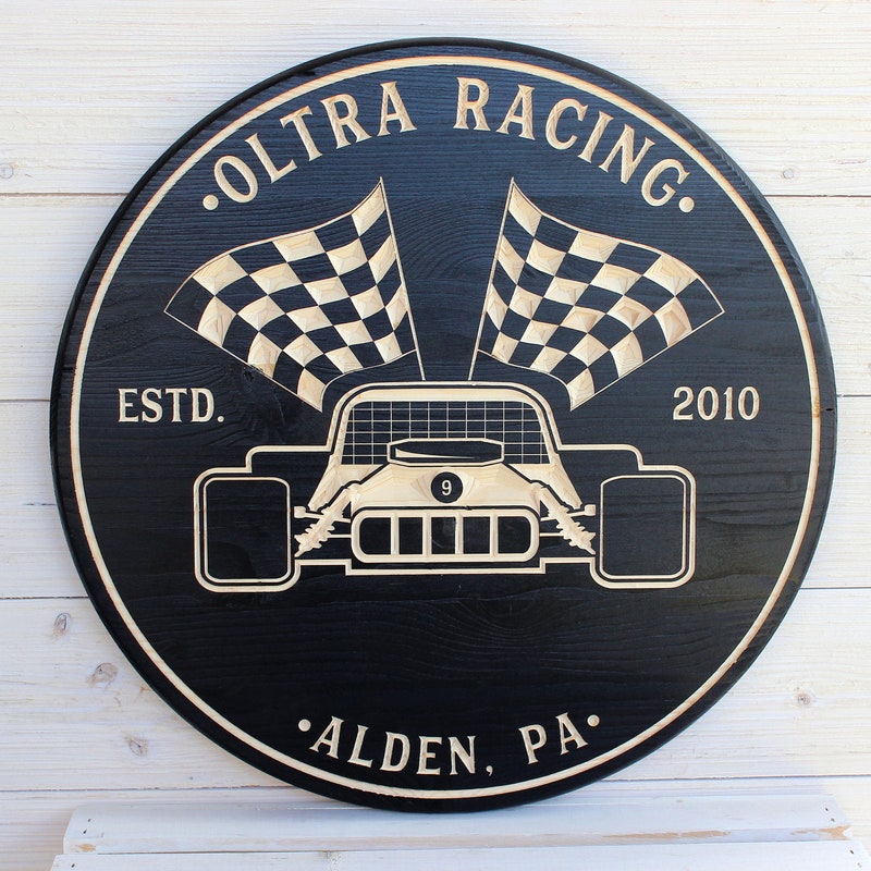 Car Racing Sign - Etsy