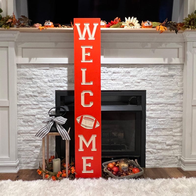 Football Welcome Sign - Etsy