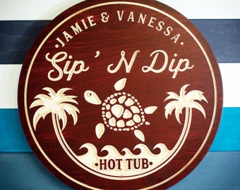 Custom Jacuzzi Sign | Etsy