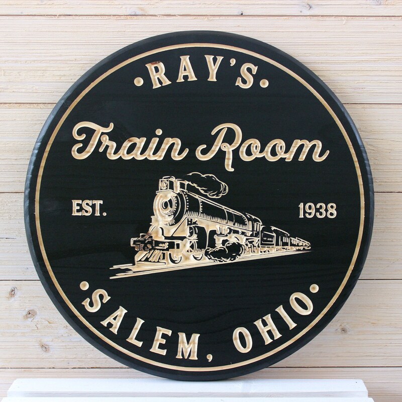 Train Signs - Etsy