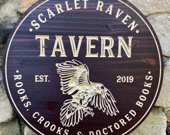 Custom Raven Sign - Etsy