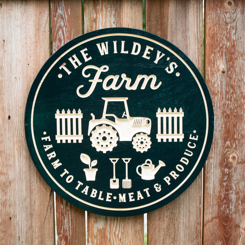 Farmstead Sign - Etsy