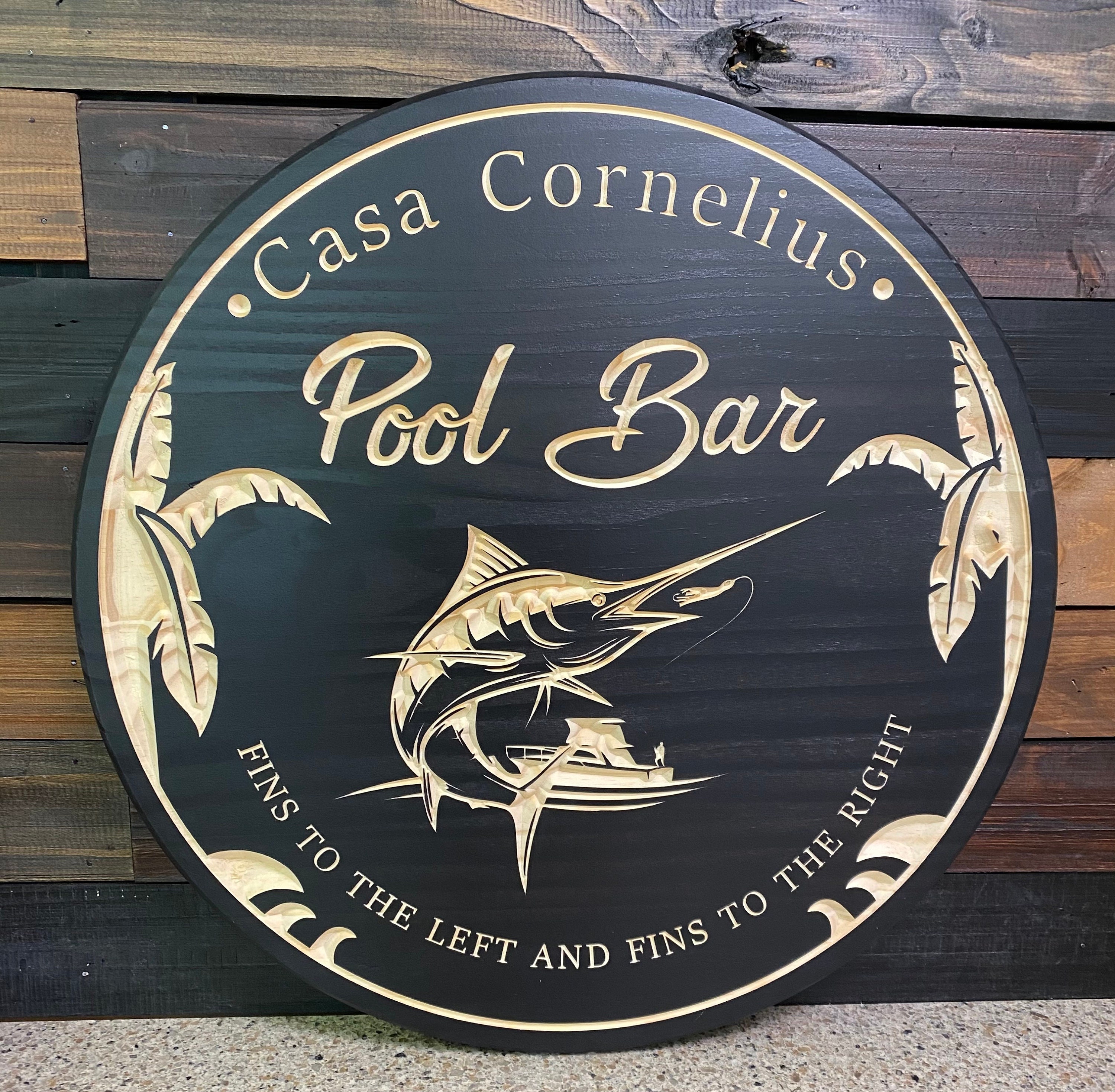 Fishing Sign Personalized Sign Marlin Sign Fisherman Signs - Etsy