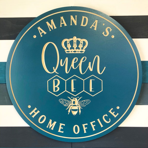 Queen Bee Sign - Etsy