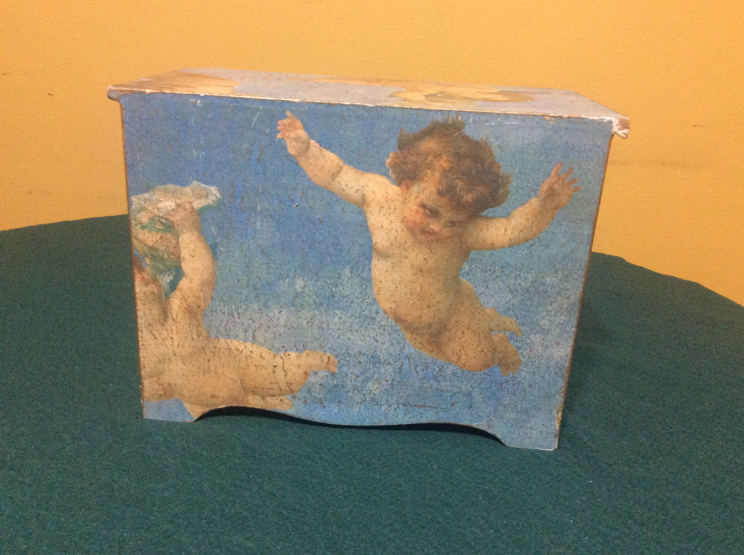 Victorian Cherub Angel Wooden Keepsake Box - Etsy