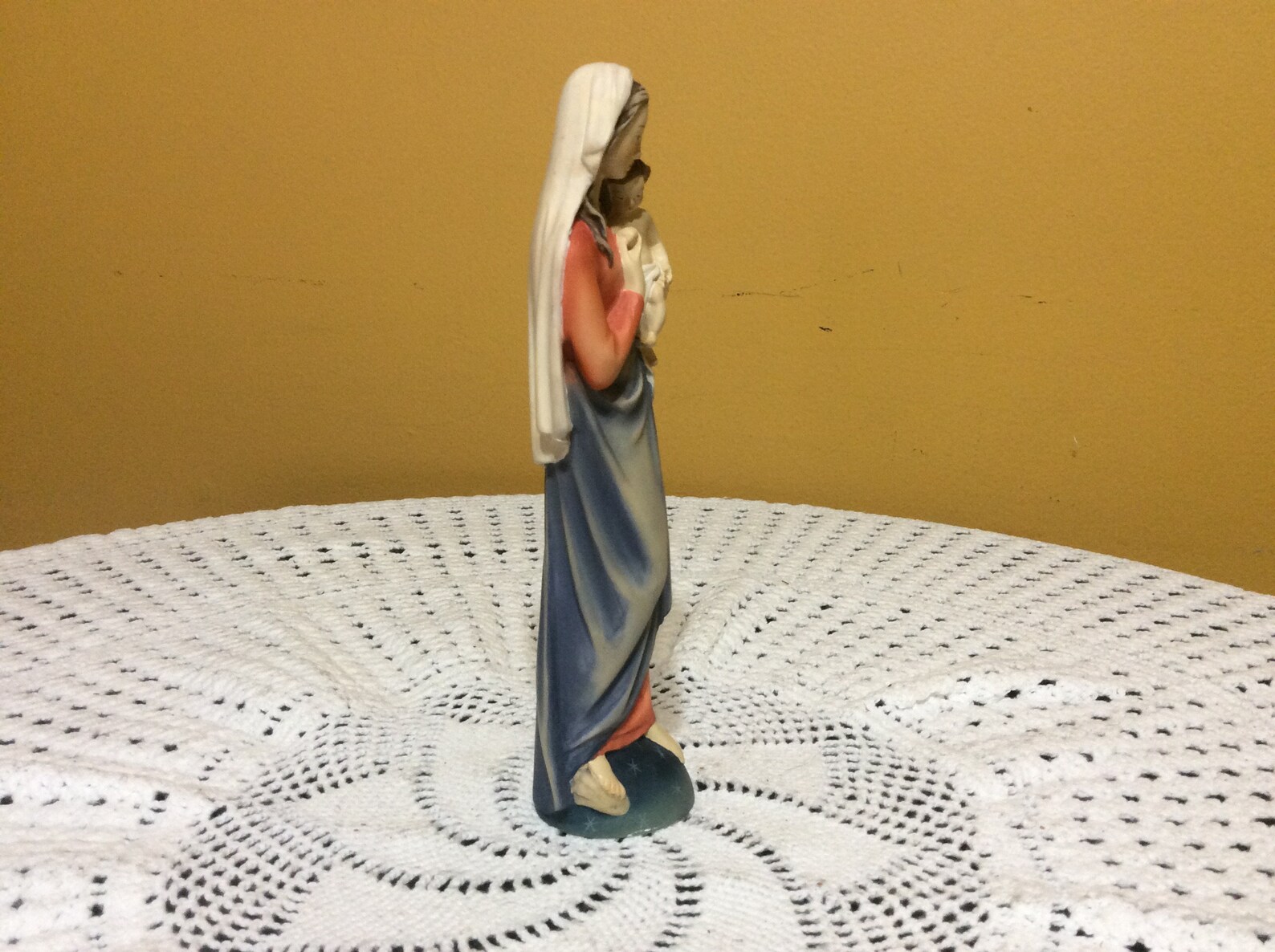 Rare Vintage Original Dolfi Madonna and Baby Jesus Figurine - Etsy