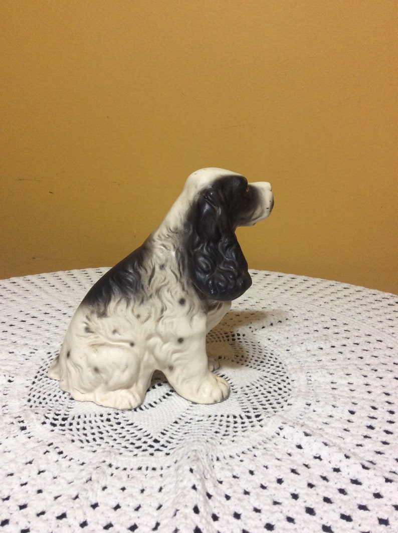Vintage Ceramic Cocker Spaniel Dog Statue Figurine by Eric - Etsy