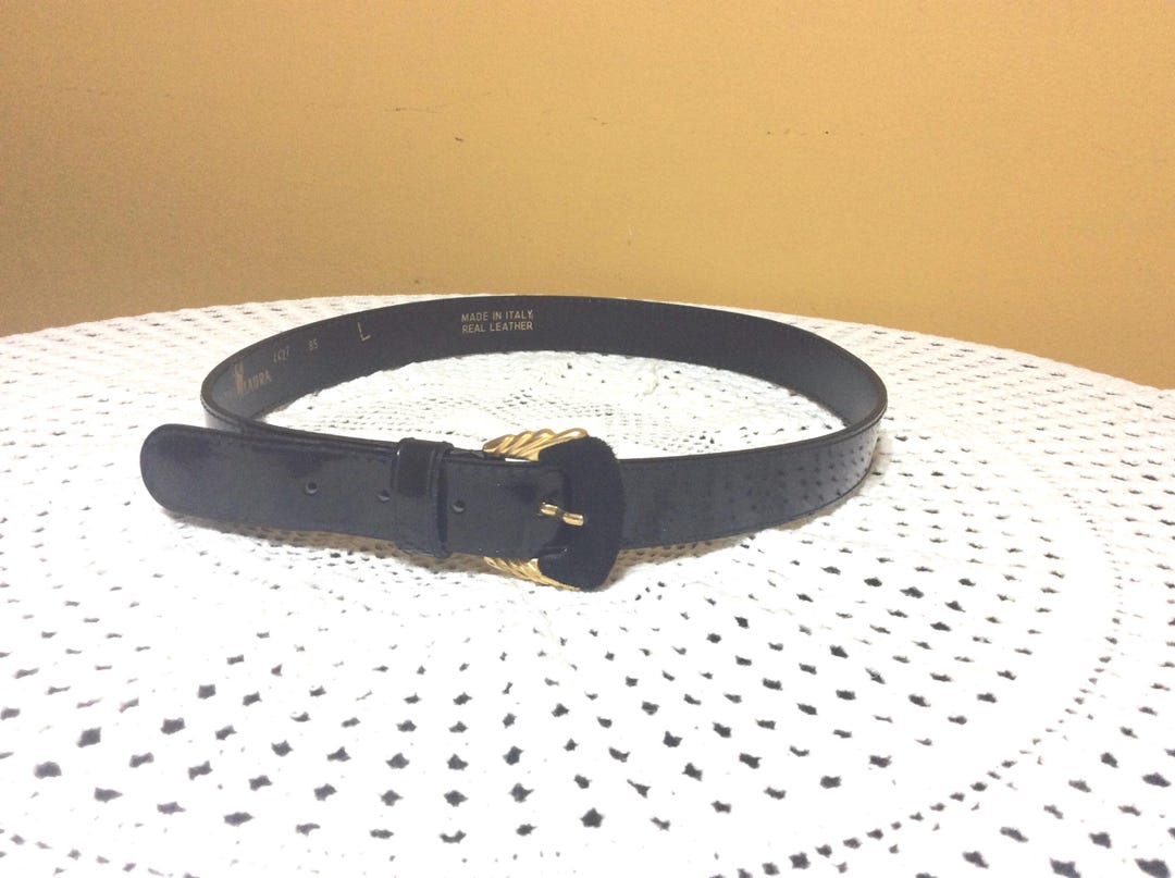 Toni Laura Vintage Leather Belt Made in Italy - Etsy