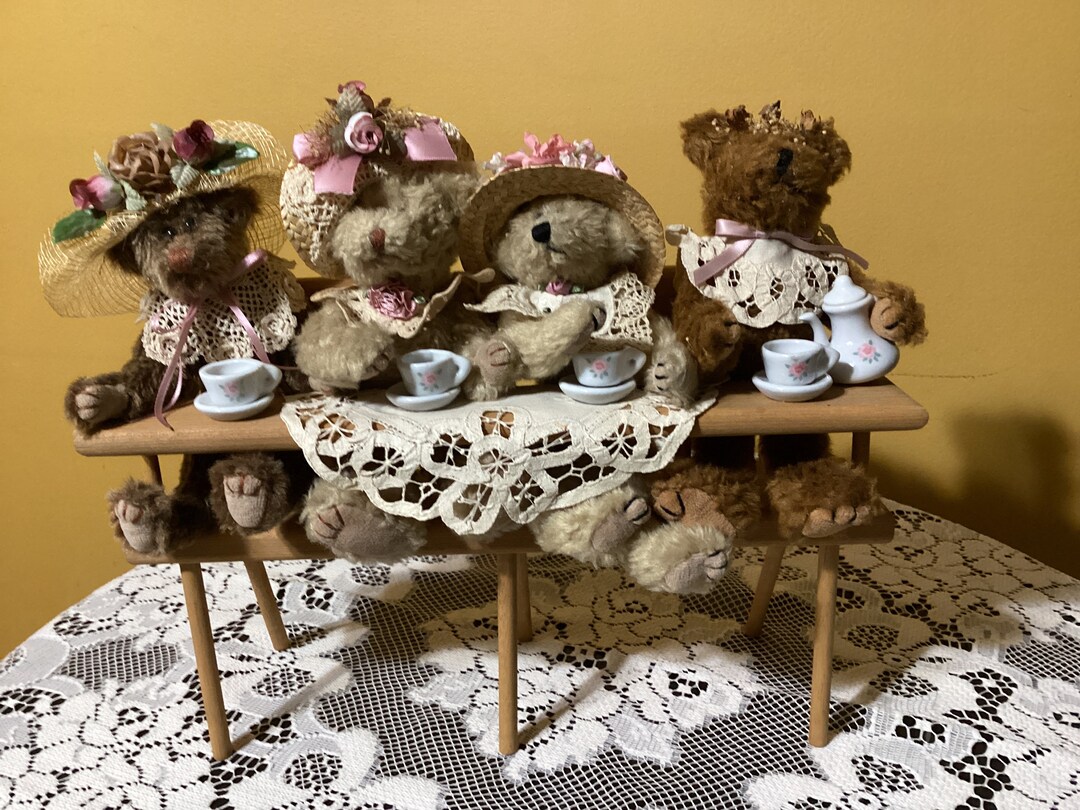 Country Farmyard Vintage Teddy Tea Party - Etsy