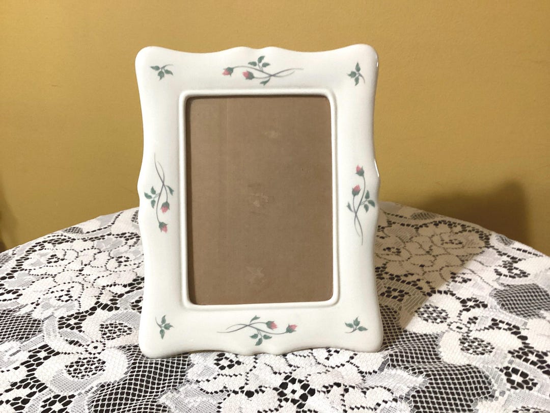 Vintage Lenox Rose Ivory Picture Frame - Etsy