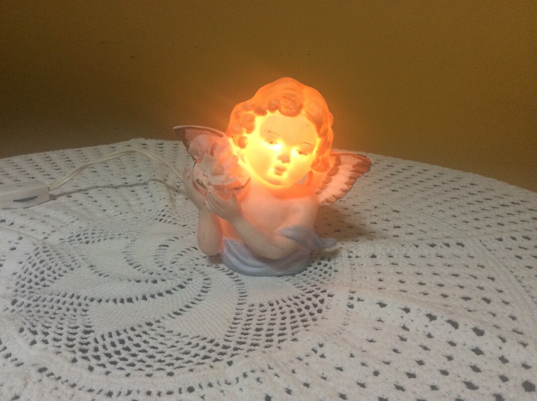 Whimsical Cherub Angel Night Light - Etsy