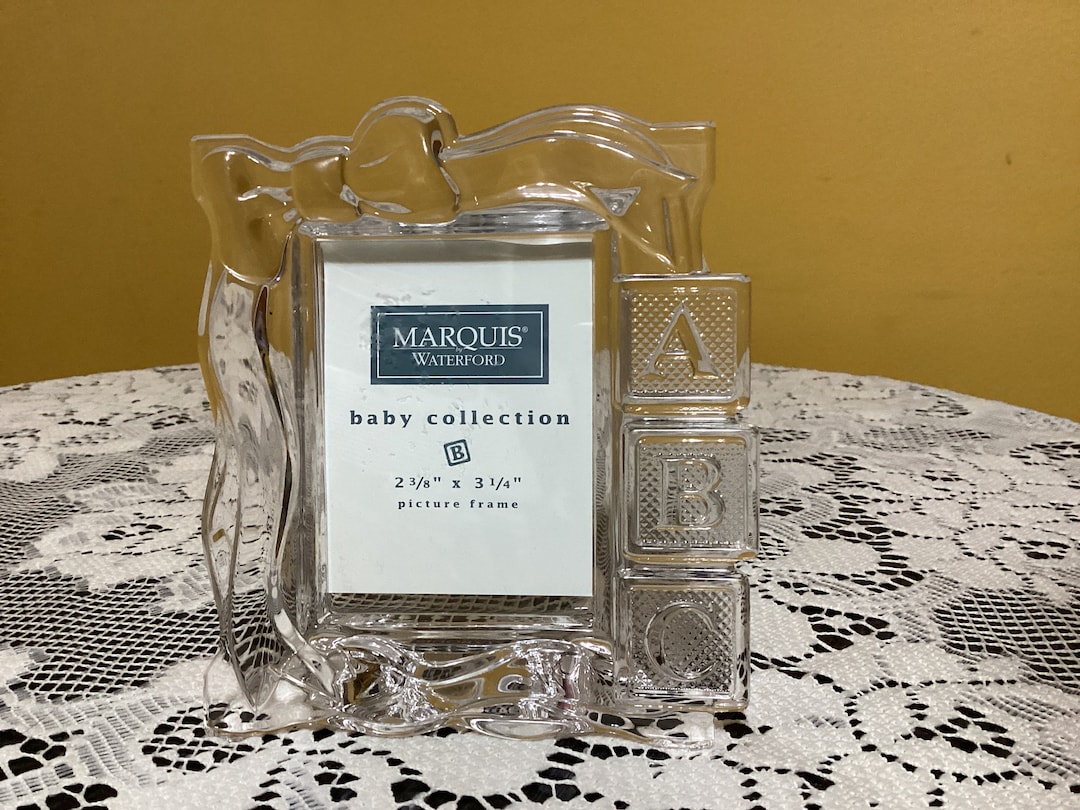 Marquis Waterford Crystal Baby Blocks Picture Frame Made in Germany - Etsy