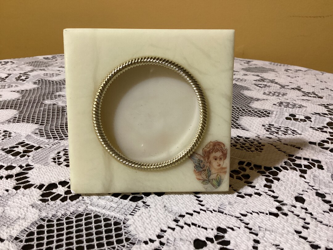 Vintage Art Deco Alabaster Picture Frame Made in Italy - Etsy