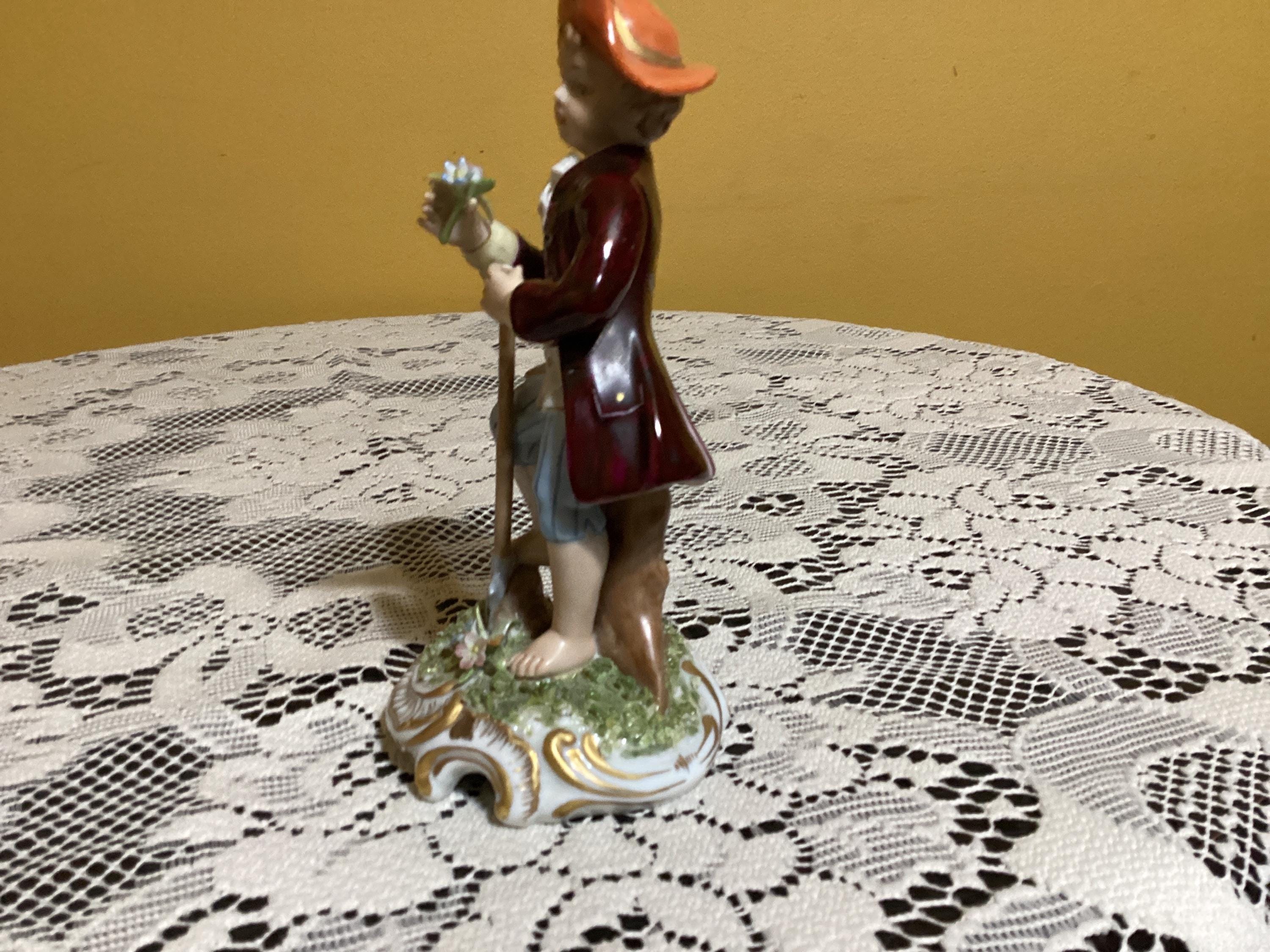 Capodimonte Italian Porcelain Boy Gardener Figurine Made in Italy - Etsy