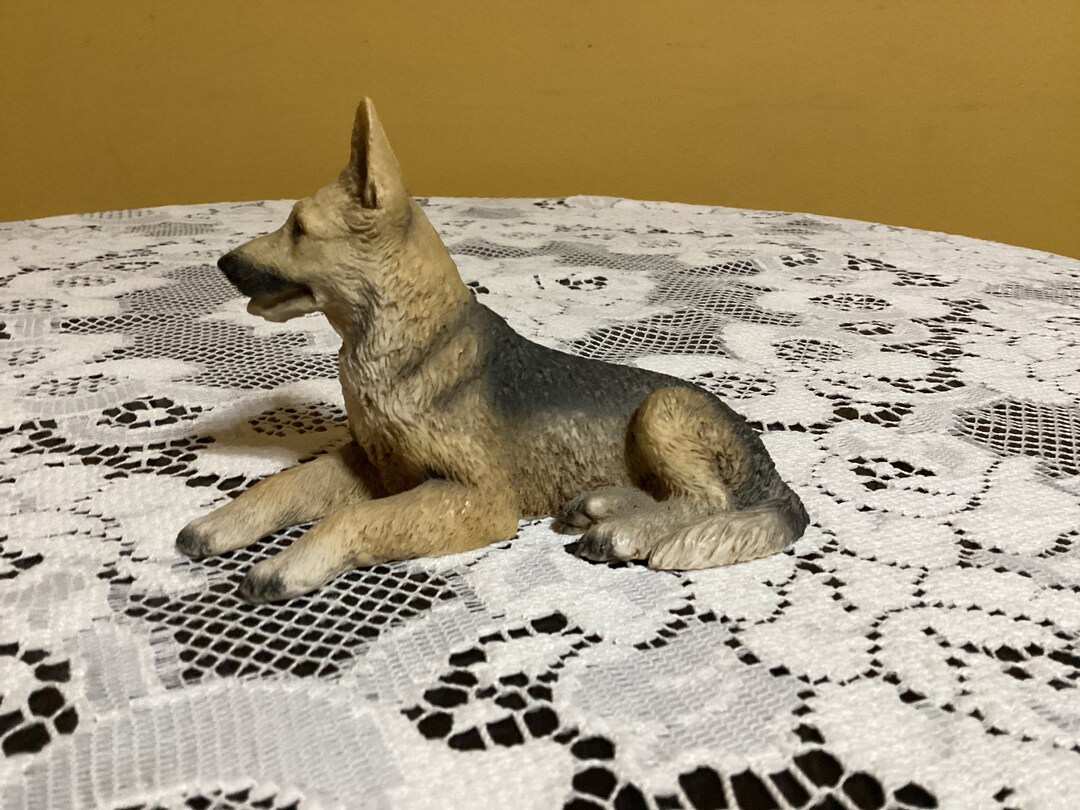 Vintage Castagna German Shepherd Dog Figurine Made in Italy - Etsy