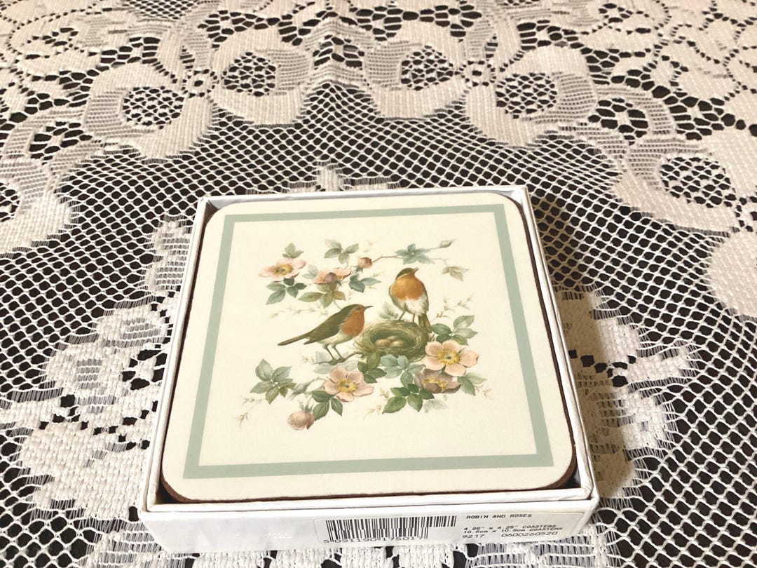 Vintage 6 English Life Coasters Made in England - Etsy