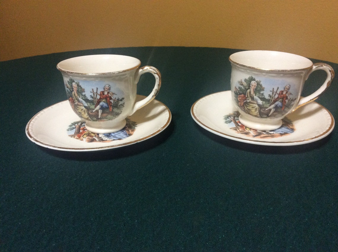 Two Tea Sets Colonial Victorian 22 Kt Gold | Etsy