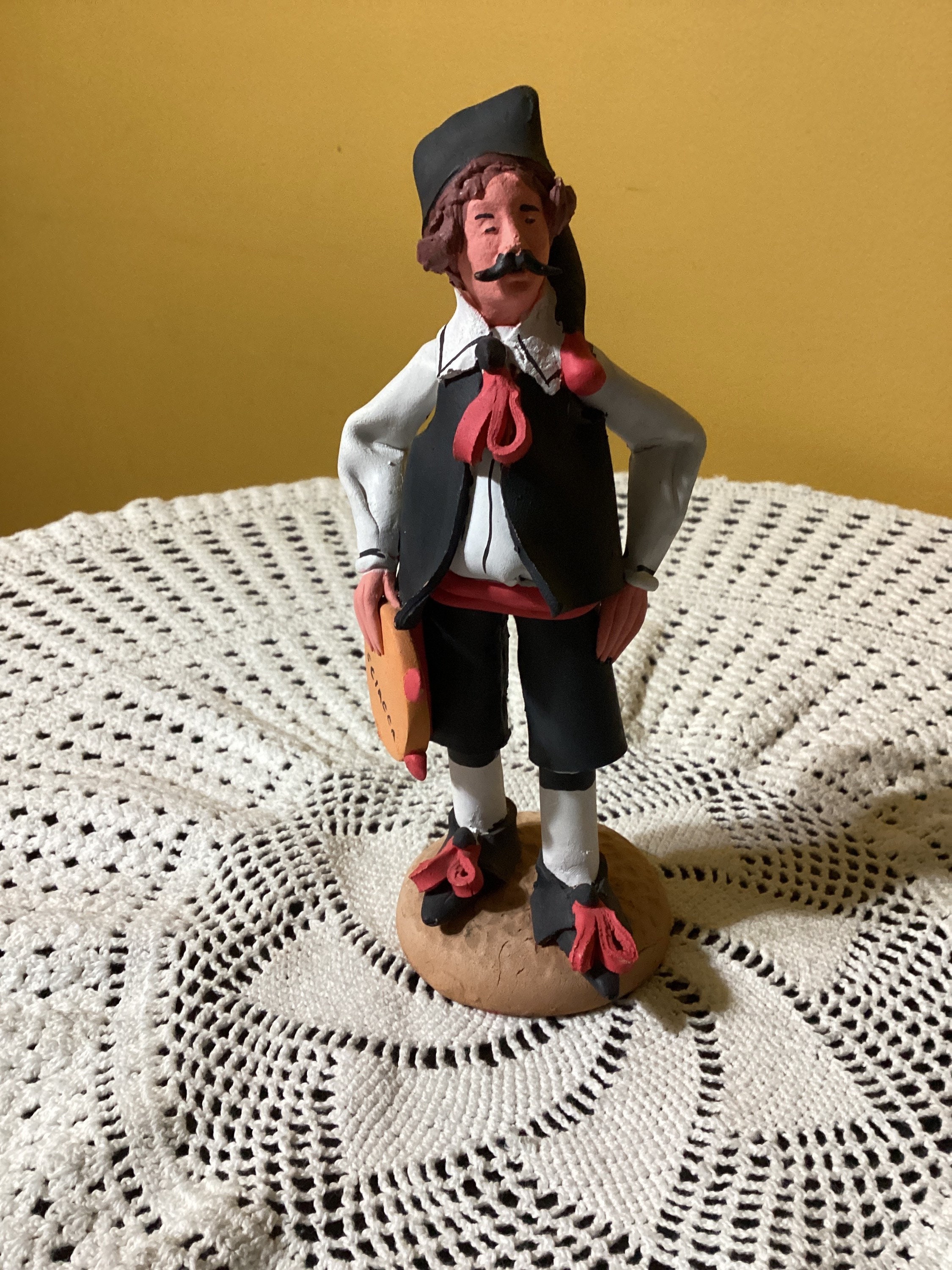 Rare Vintage Ceramic Pizza Man Figurine Made in Italy - Etsy