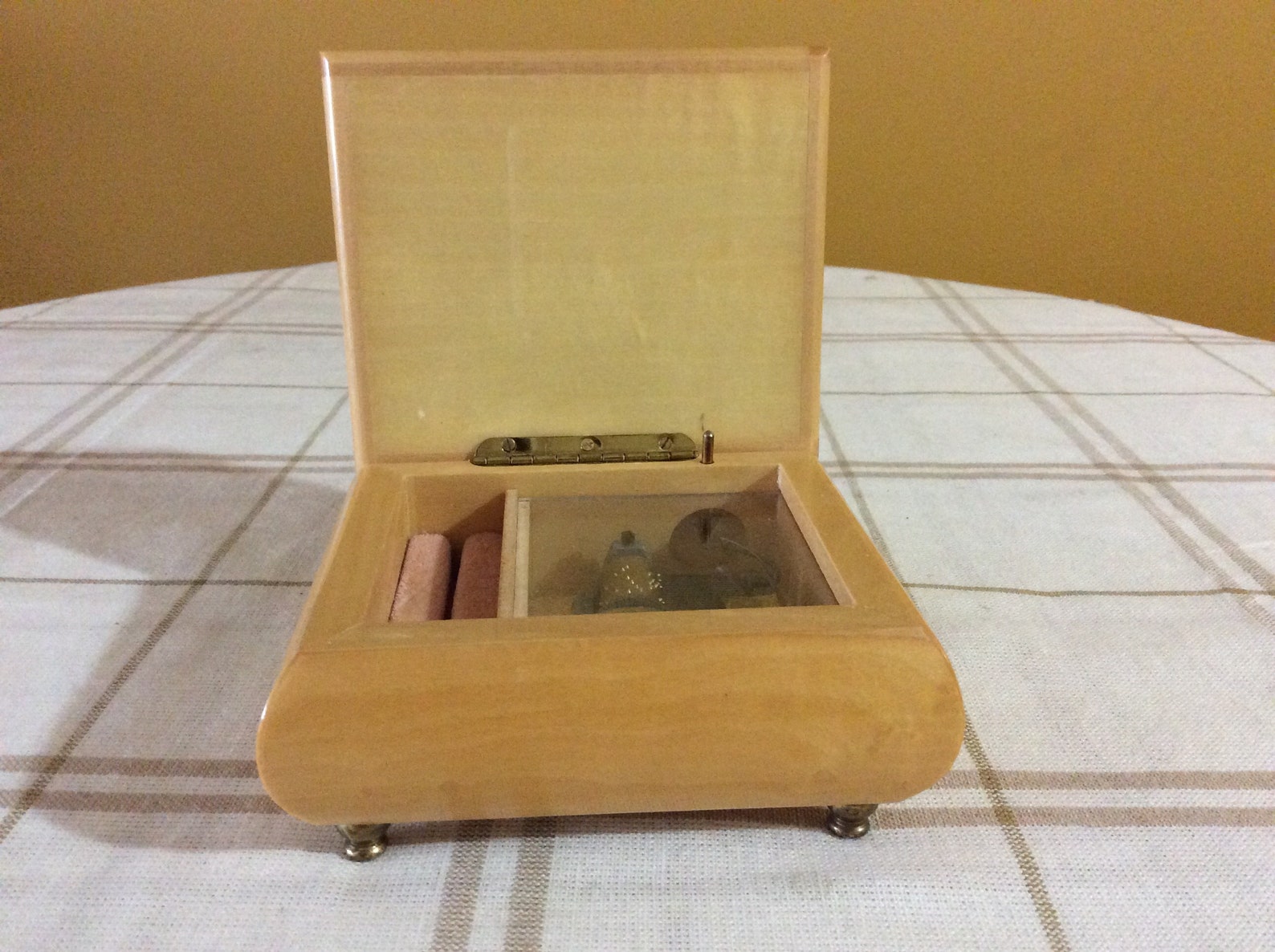 Italian Romance Wooden Flower Music Box Made in Italy | Etsy