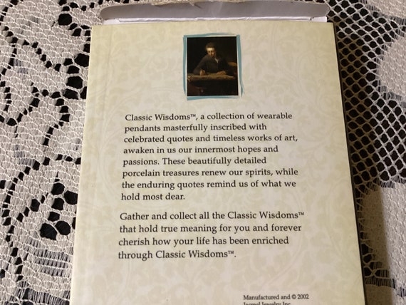 Vintage Art Nouveau Classic Wisdoms Porcelain and Ste… - Gem