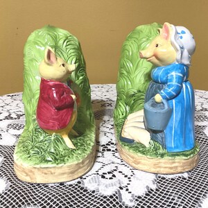 Rare Vintage Schmid Peter Rabbit Beatrix Potter Book Ends - Etsy