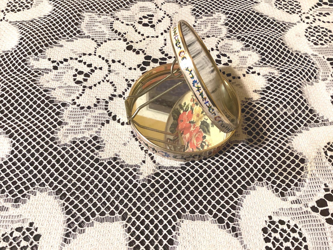 Romantic Victorian Compact Double Mirror - Etsy