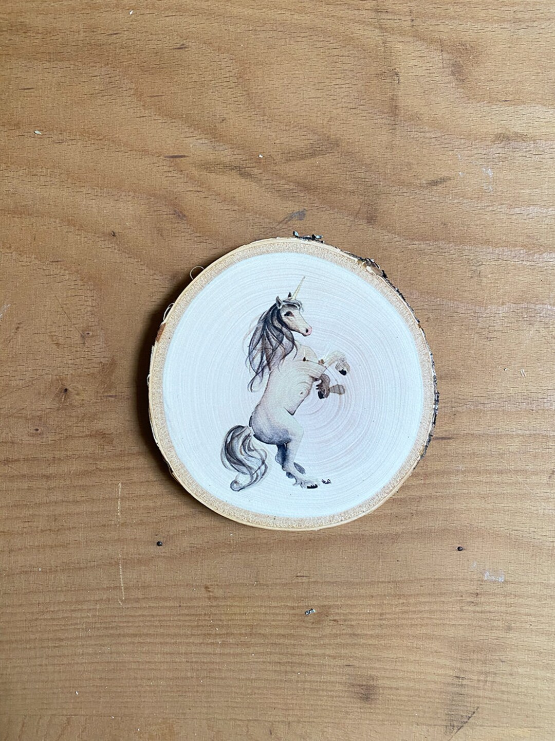 Unicorn Knot Disc / Mural / Children's Room Decoration - Etsy