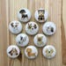 SET OF SIX, 1.5,dog Knobs,cabinet Knobs,drawer Pulls,rottweiler,yorkie ...