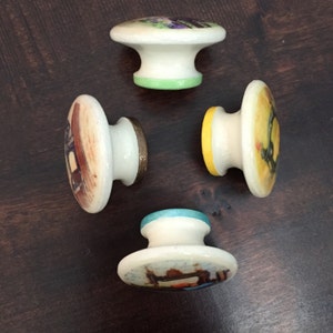 SET OF SIX,1.5 Inch Vintage Sewing Machines,cabinet Knobs,drawer Pulls ...